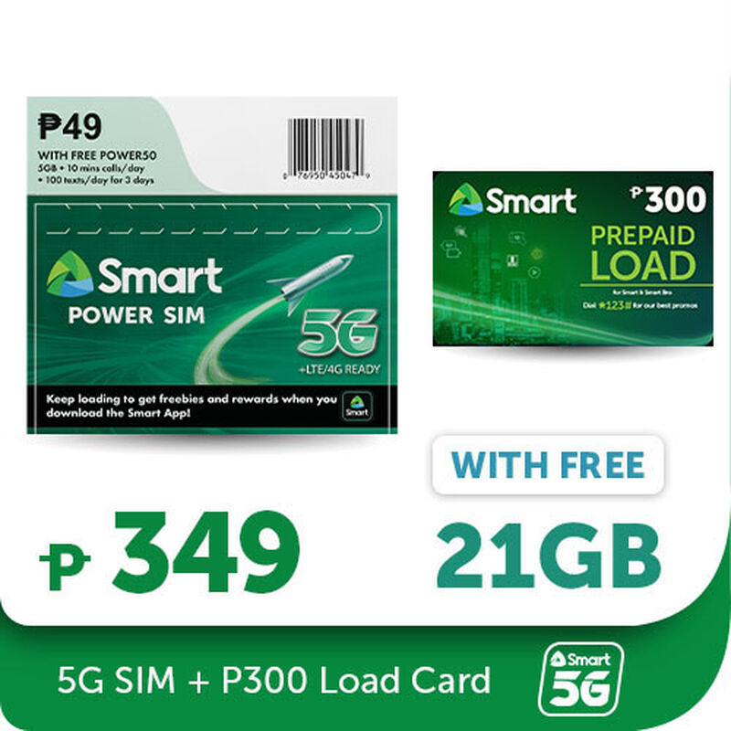 Smart 5G SIM Bundle (1 x P300 Load Card)