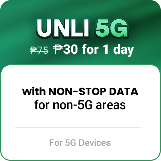 UNLI 5G w/ NSD 75 now P30 | Smart Online Store.