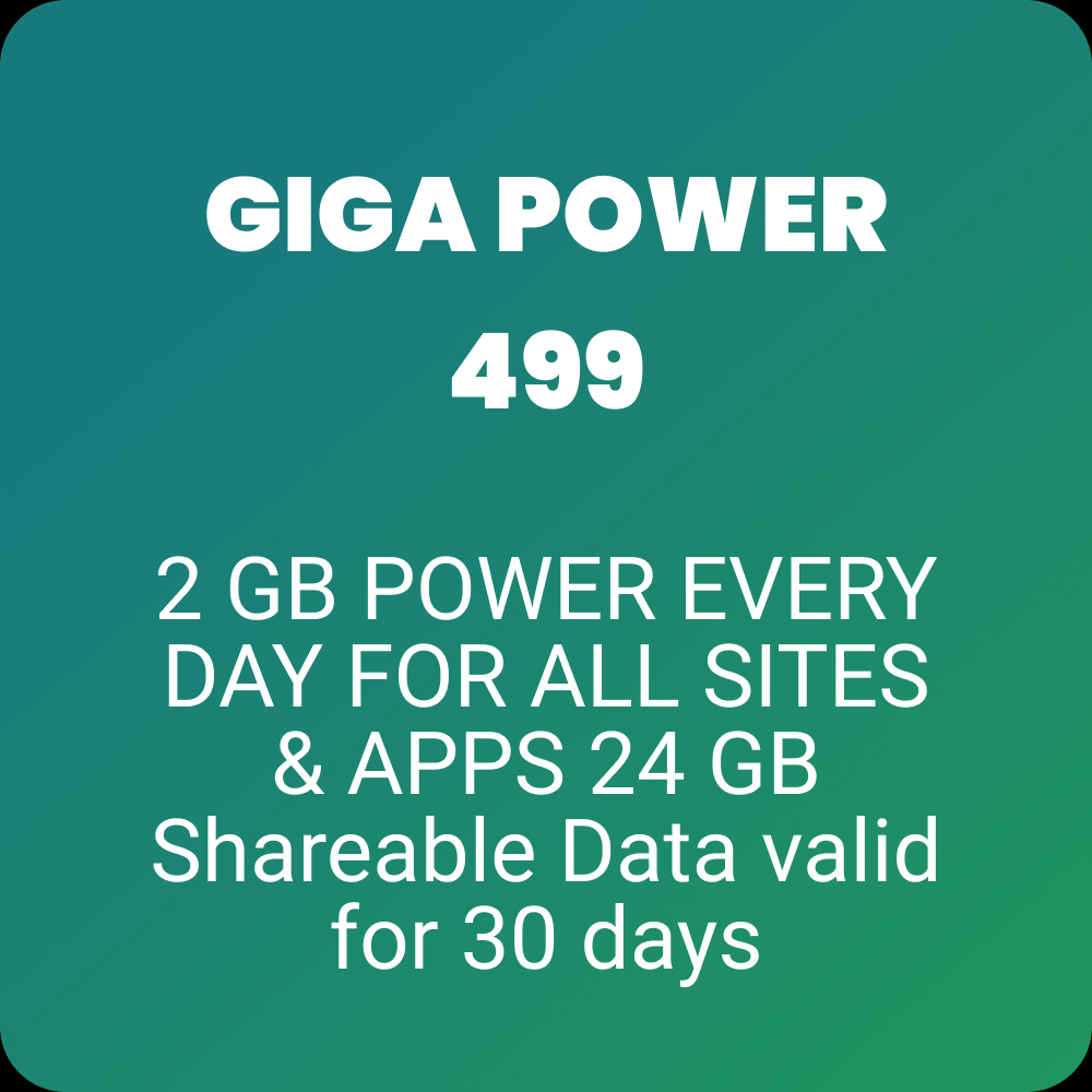 GIGA POWER 499 | Smart Online Store.