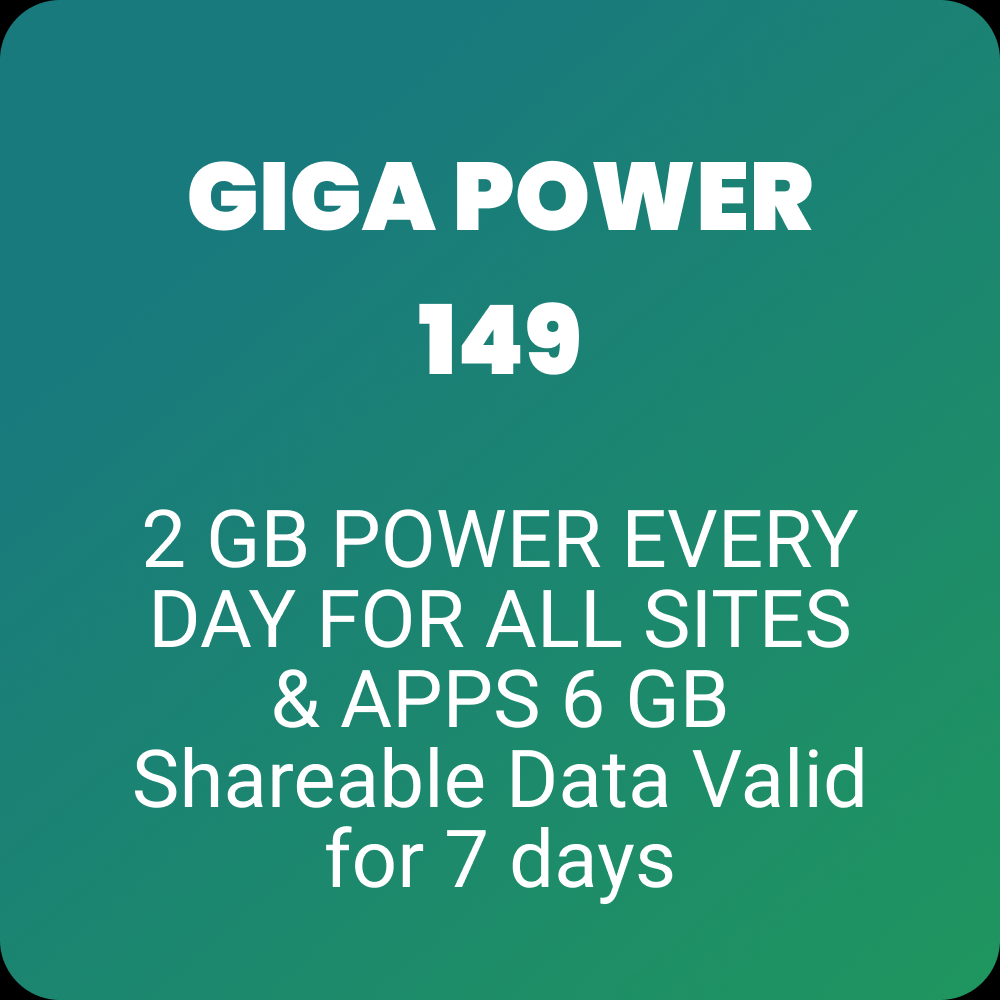 GIGA POWER 149 | Smart Online Store.